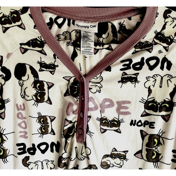 Grumpy Cat | Intimates & Sleepwear | Grumpy Cat Pajama Set Women Xl ...